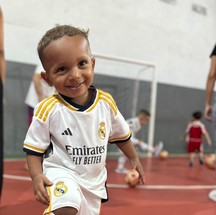 Aos 2 anos, filhos gêmeos de Rodrygo já treinam futebol: 'É instinto ...