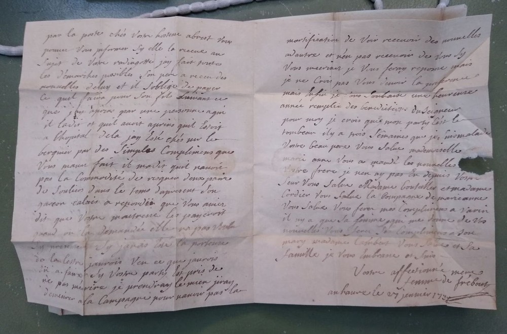 Cartas de amor enviadas a marinheiros franceses no século XVIII são ...