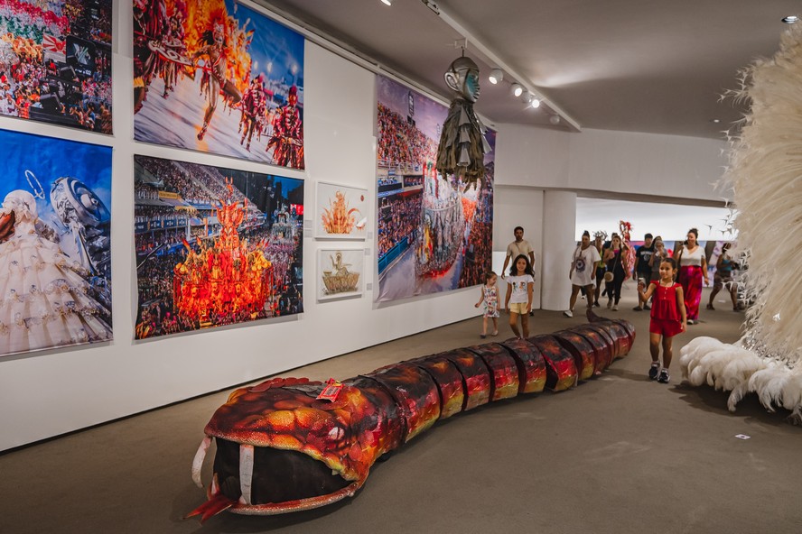 Exposição no MAC em Niterói traz Dangbé, a serpente gigante do carnaval ...