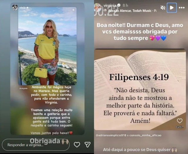 Saiba como Virginia Fonseca reagiu após vaias em jogo da Seleção