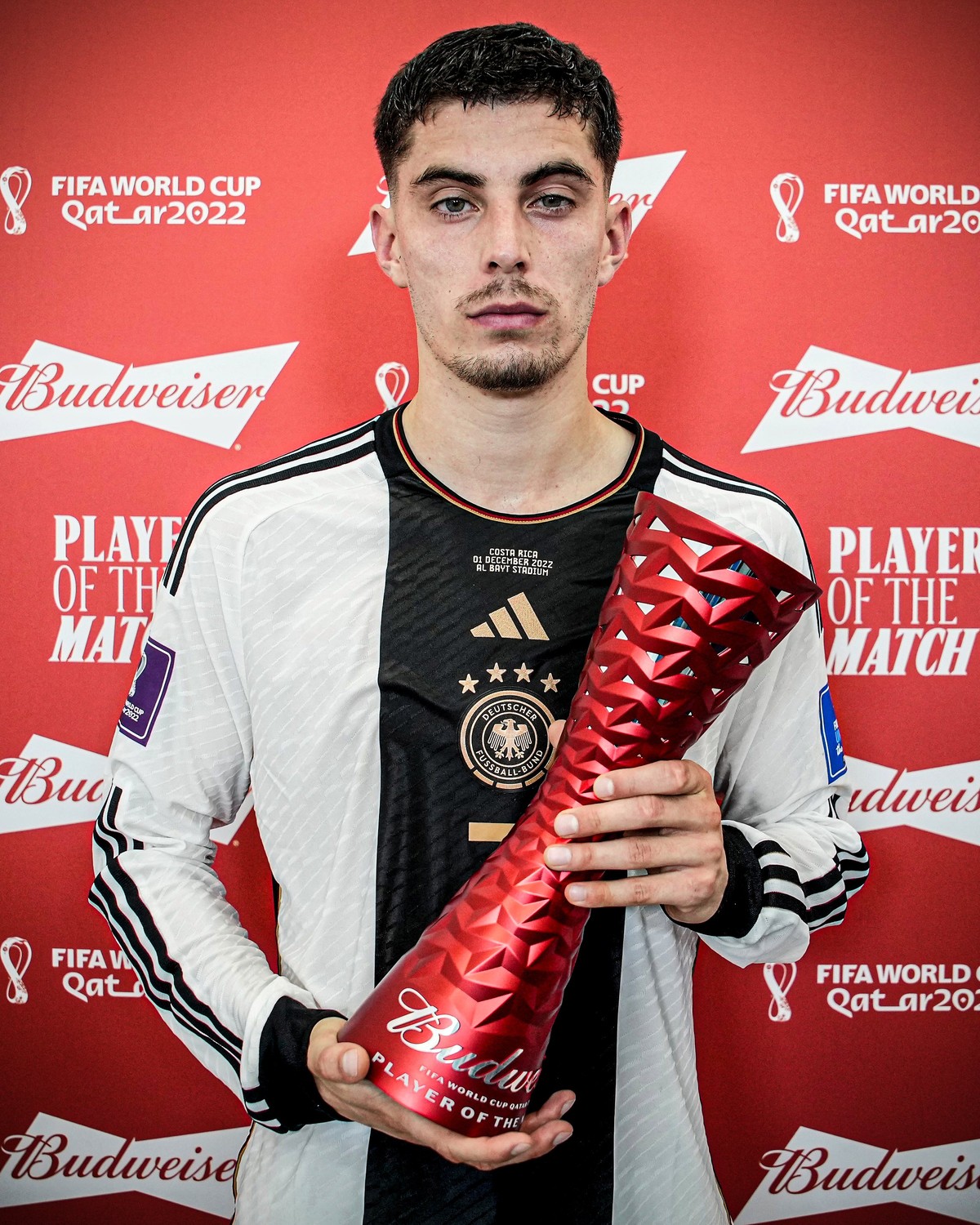 ‘Animação’ de Havertz com prêmio de craque do jogo chama a atenção após ...