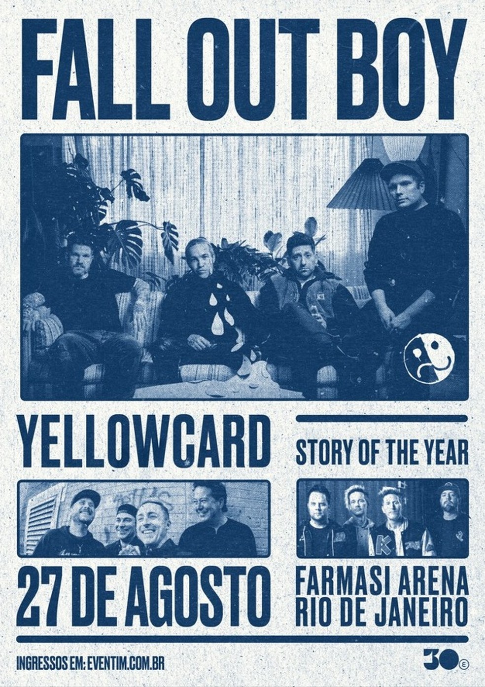 Fall Out Boy confirma show no Rio de Janeiro
