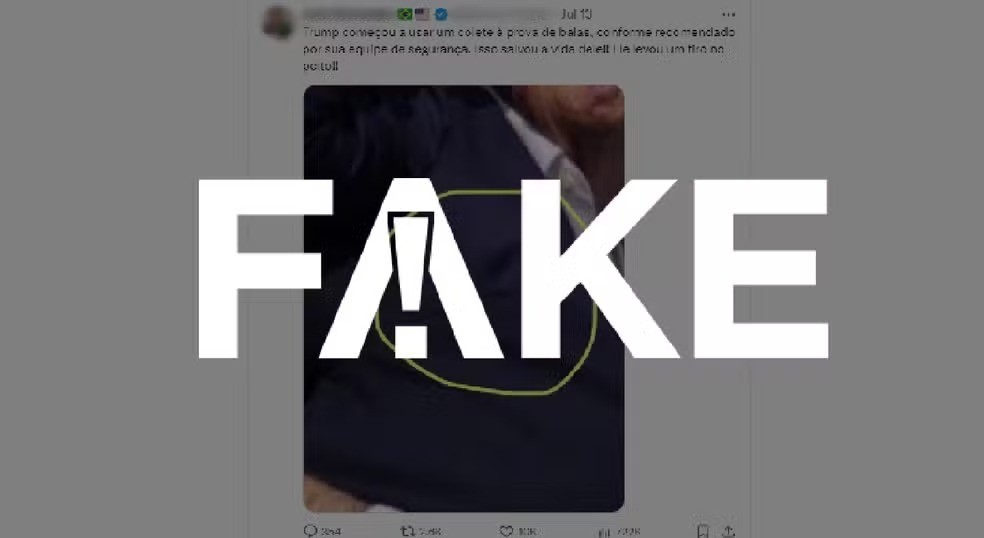 Veja o que é #FATO ou #FAKE sobre atentado contra Trump
