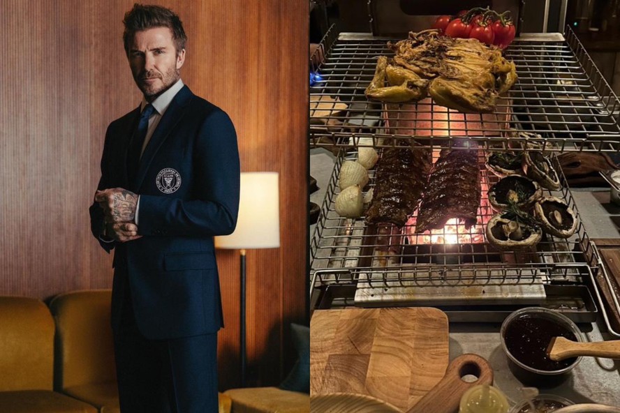David Beckham come churrasco de R$ 300 mil criado por ex de Madonna