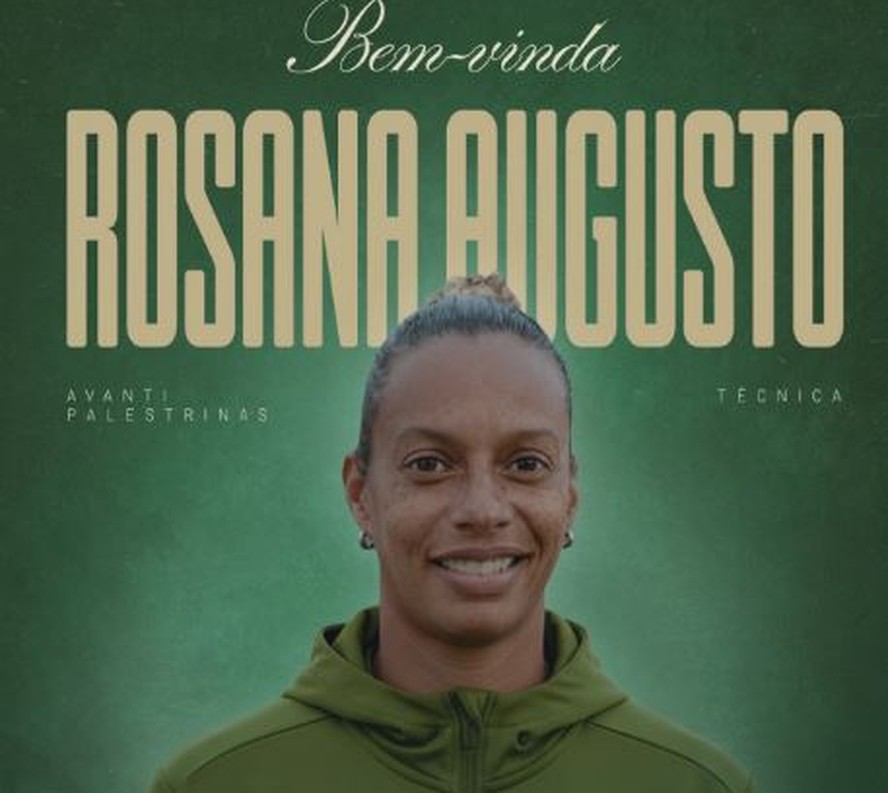 Palmeiras anuncia Rosana Augusto, ex-Flamengo, como nova técnica do ...
