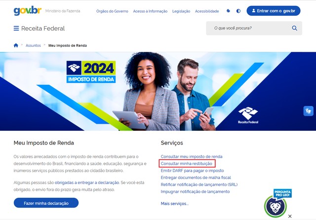 Imposto De Renda 2024 Receita Federal Libera Hoje Consulta Ao 1º Lote