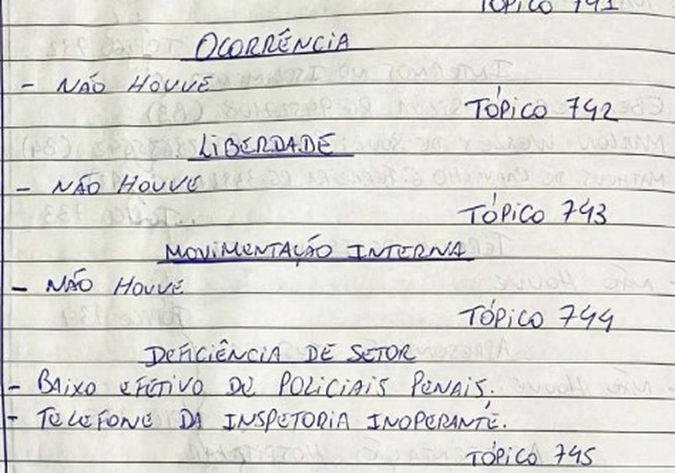 Secretária informa à Justiça que não houve registro de falta de energia ...