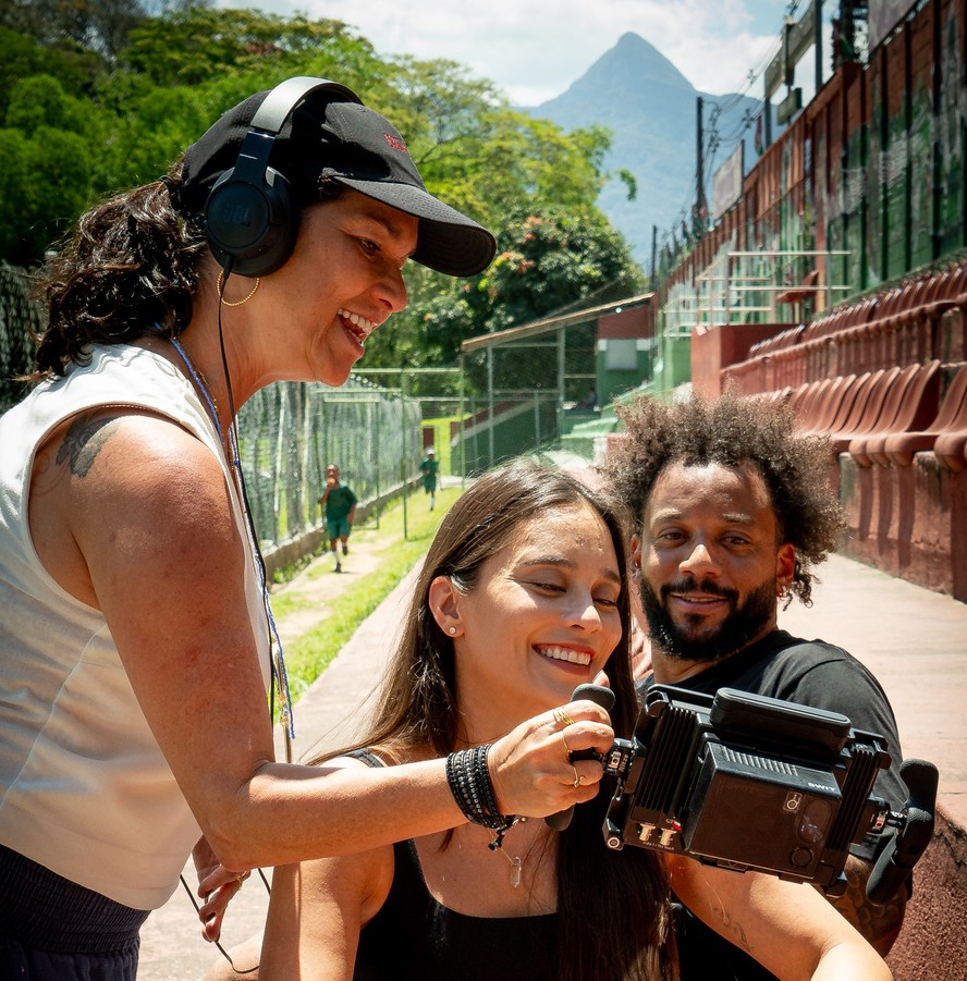 Casados, Clarice Alves e ex-jogador Marcelo Vieira trabalham em filme ...