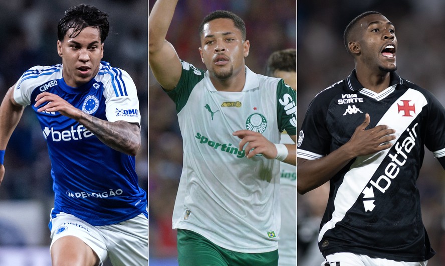 Melhores do ano no futebol brasileiro: trio de ataque jovem é o ...
