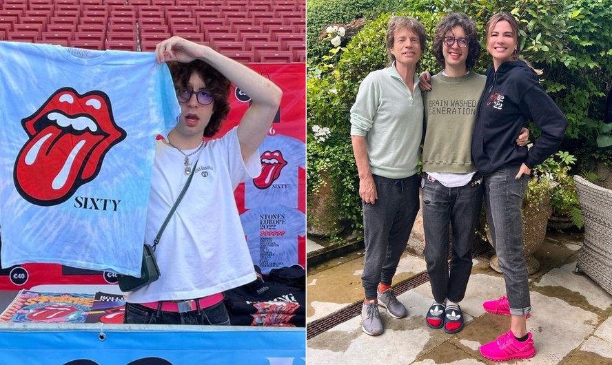 ‘Boca suja’ e ‘idêntico ao pai’: filho de Luciana Gimenez e Mick Jagger ...