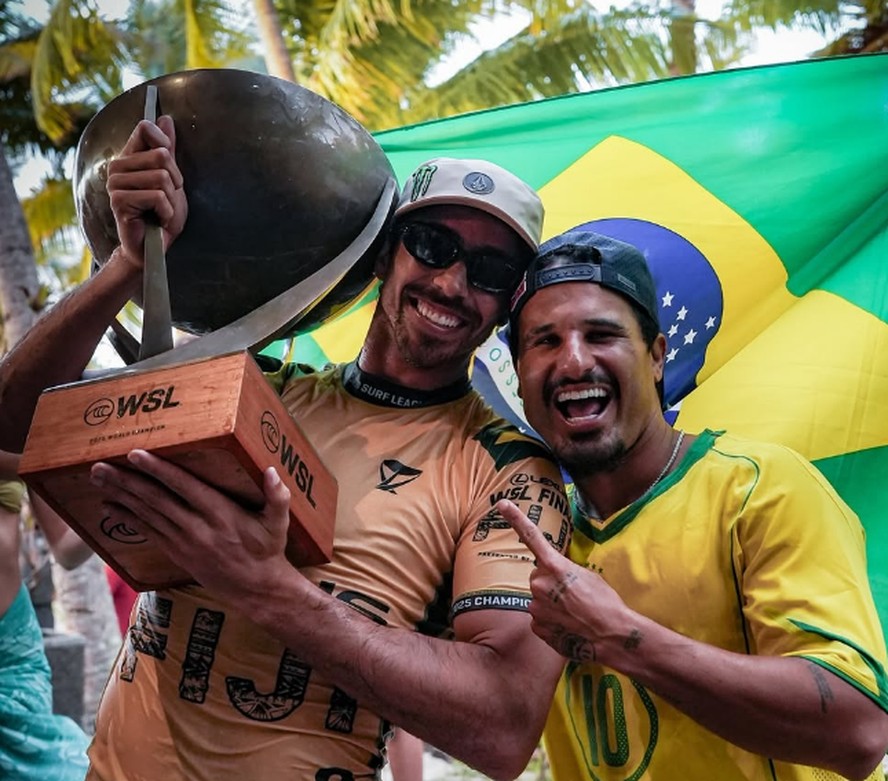 Após ficar em 4º no WSL Finals, Italo Ferreira parabeniza conquista de Yago Dora: 'Realmente ...
