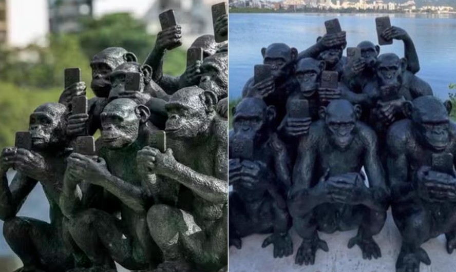 'Desconectados': Celular de obra exposta no MAC, em Niterói, desaparece ...