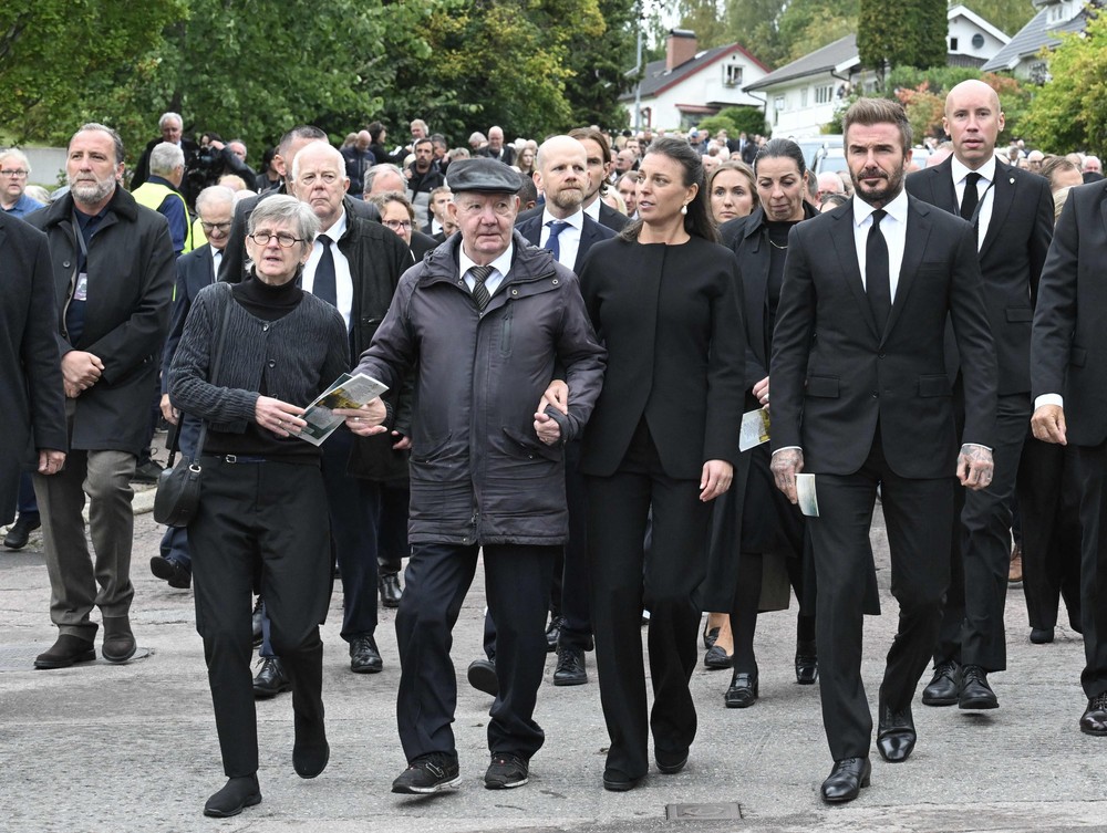 David Beckham comparece em funeral de ex-técnico Sven-Goran Eriksson ...