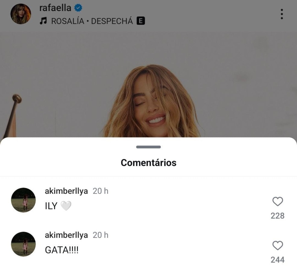 Amanda Kimberly elogia beleza de Rafaella Santos, madrinha de sua filha ...