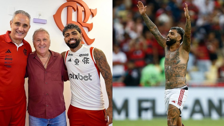 Gabigol exibe visual mais enxuto e físico do jogador do Flamengo chama ...
