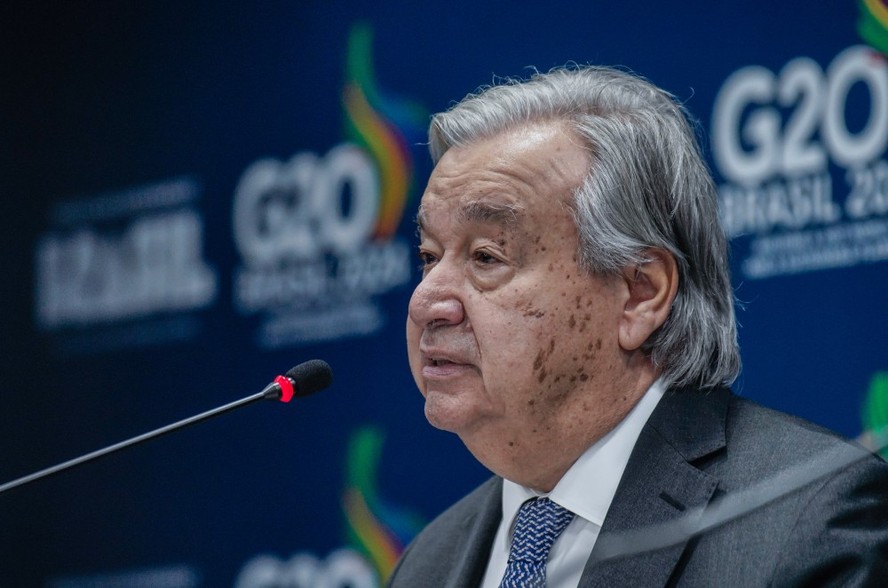 'Se o G20 se dividir, perde a relevância em nível global', diz secretário-geral da ONU