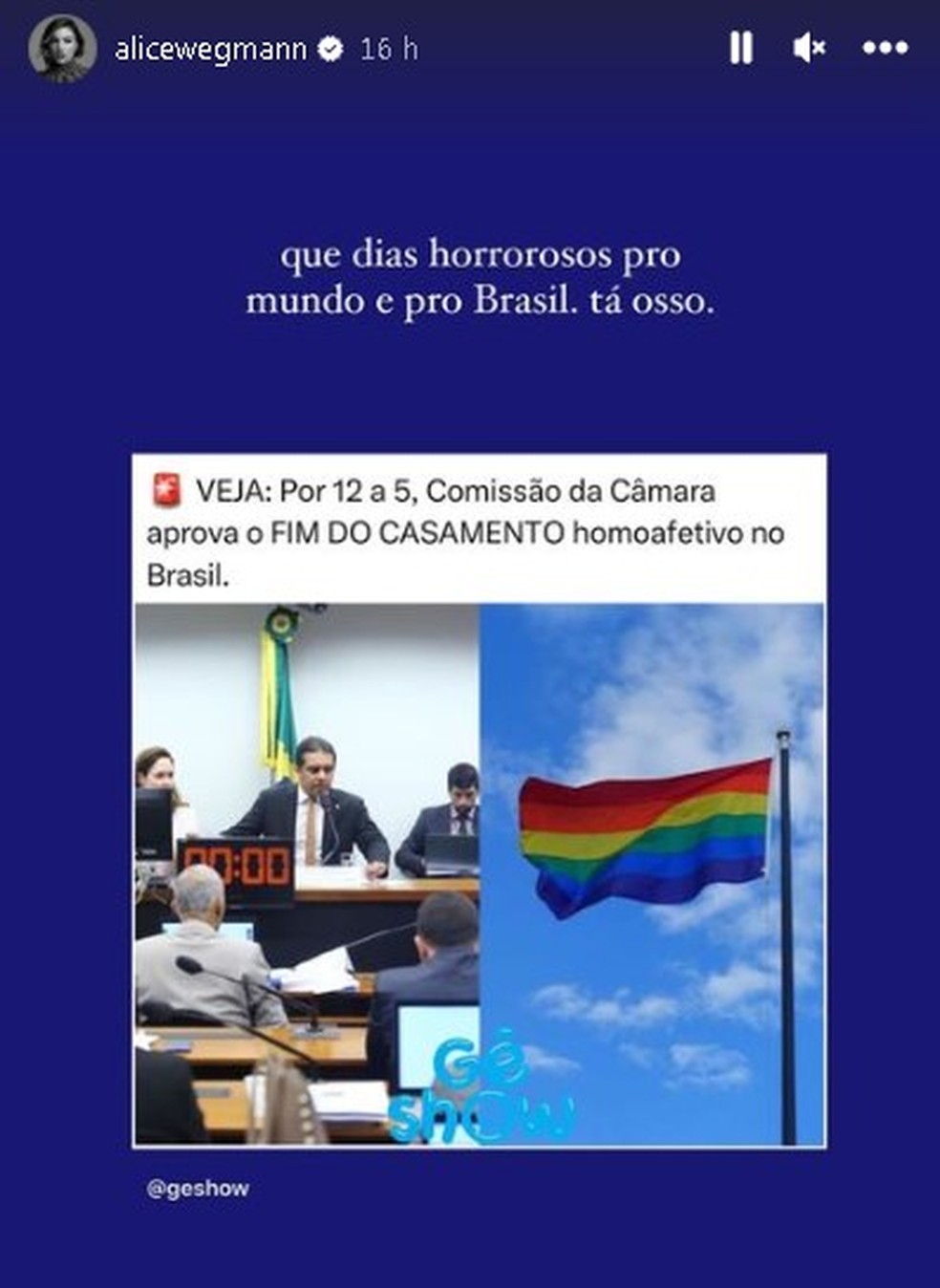 Famosos Criticam Avanço De Projeto De Lei Que Proíbe Casamento De