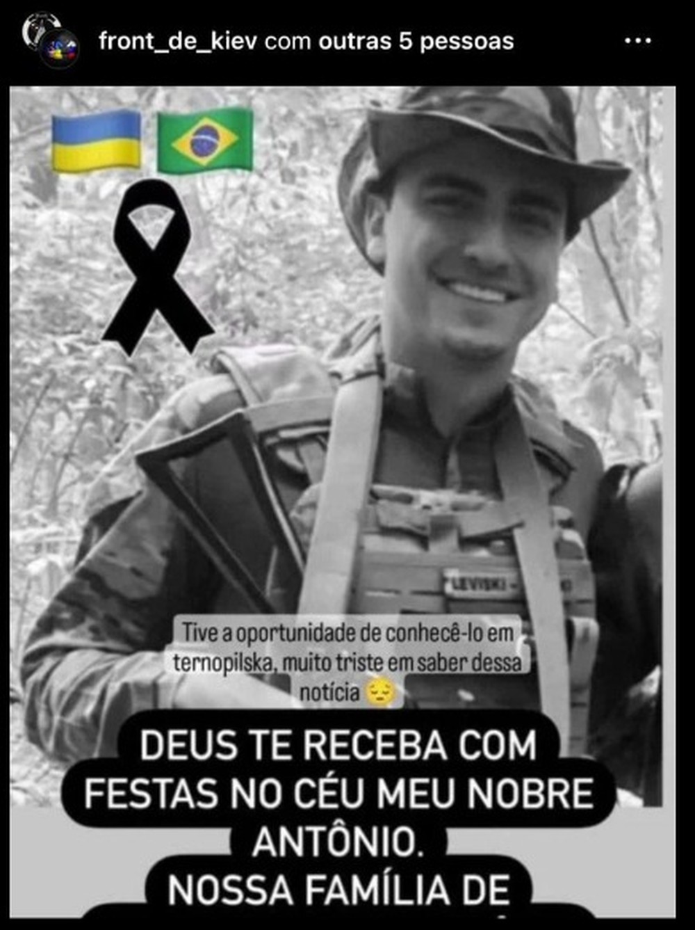 Voluntário na África e soldado na Ucrânia: saiba quem era o brasileiro ...