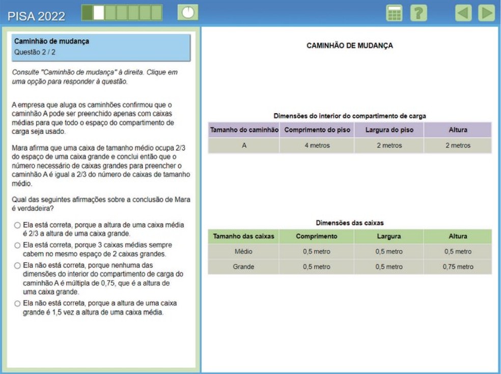 O que cai no Pisa? Conheça questões da prova que avalia os alunos de 81 ...