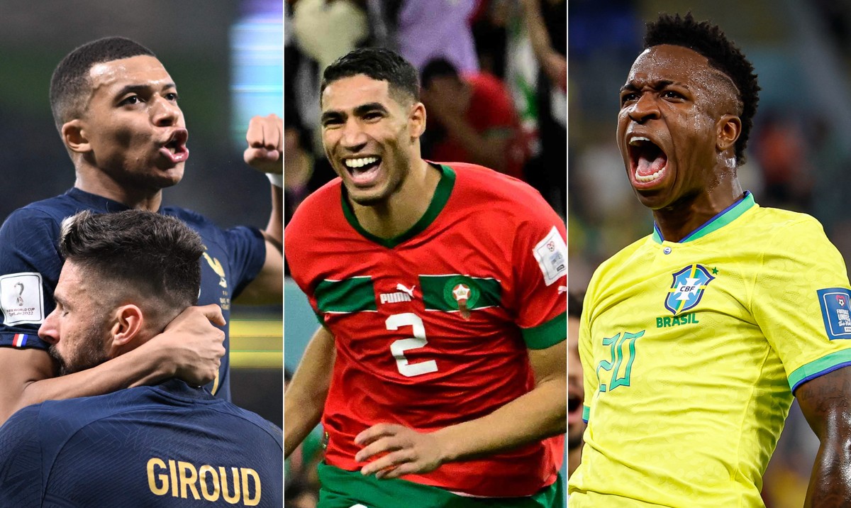 O melhor e o pior das oito seleções que brigam pelo título da Copa do Mundo