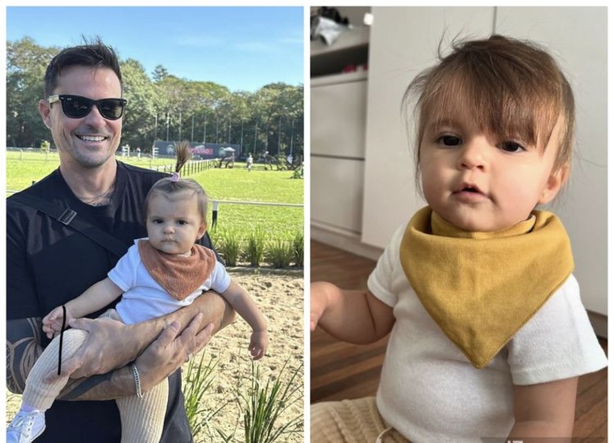 Paulo Vilhena e a mulher comemoram os 10 meses da filha: ‘Nosso ...