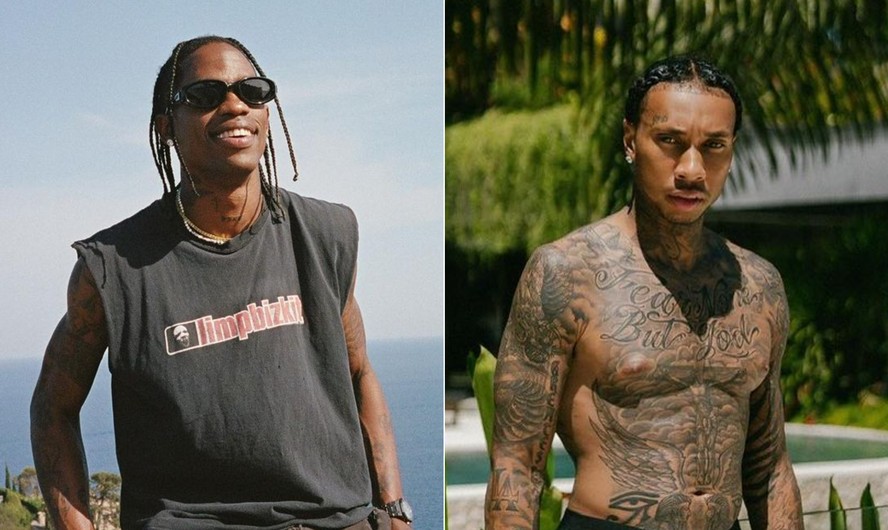 Briga entre Travis Scott e Tyga em Cannes tem empurrão, ameaça a ...