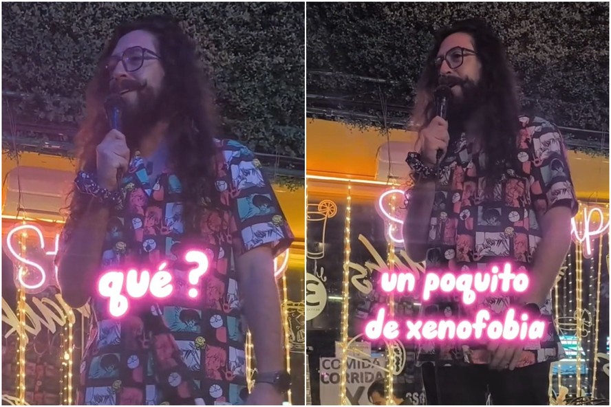 Humorista colombiano sofre comentário xenofóbico durante stand-up no ...
