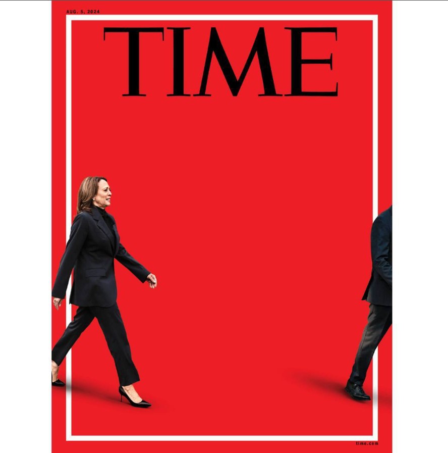 Desistência de Biden: Capa da revista Time mostra entrada em cena de ...