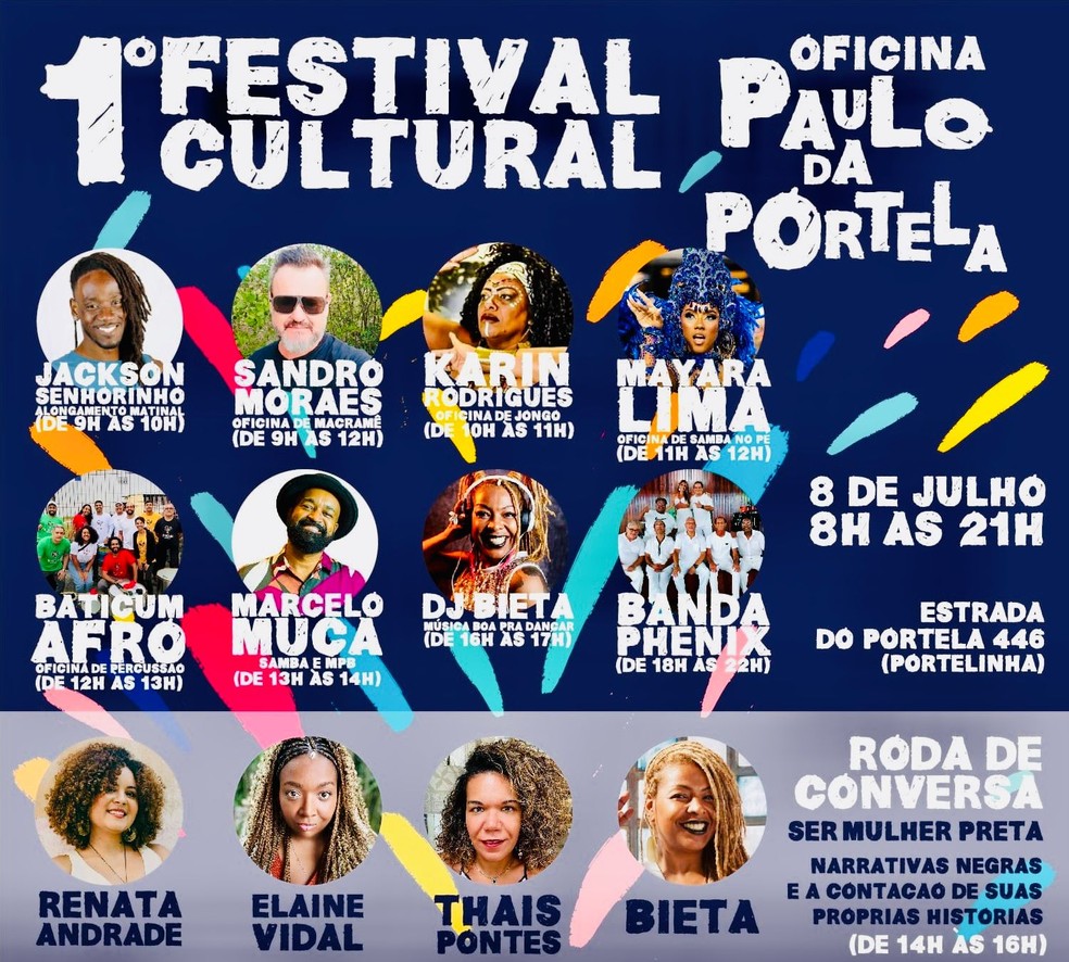 Samba, jongo, canto, literatura: festival multicultural agita a Portela ...