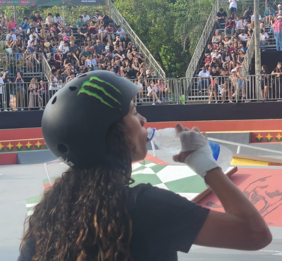 ‘Parece que eu tô andando de skate no quintal de casa’, afirma Rayssa ...