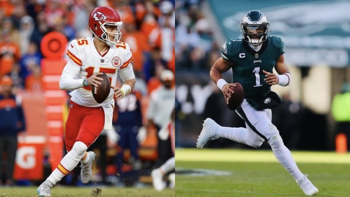 NFL divulga os uniformes que serão utilizados por Chiefs e Eagles no ...