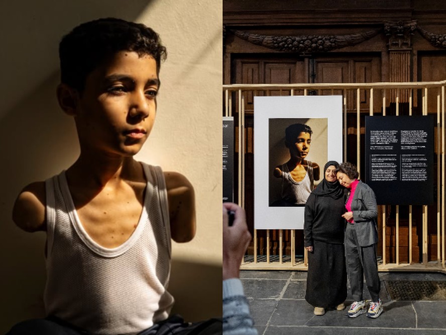 'Como vou te abraçar?': fotógrafa revela 1ª frase de menino de 'foto do ...