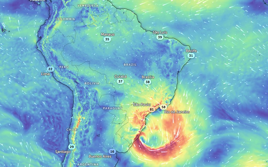 O que é um ciclone extratropical e como ele se forma? Entenda em infográficos