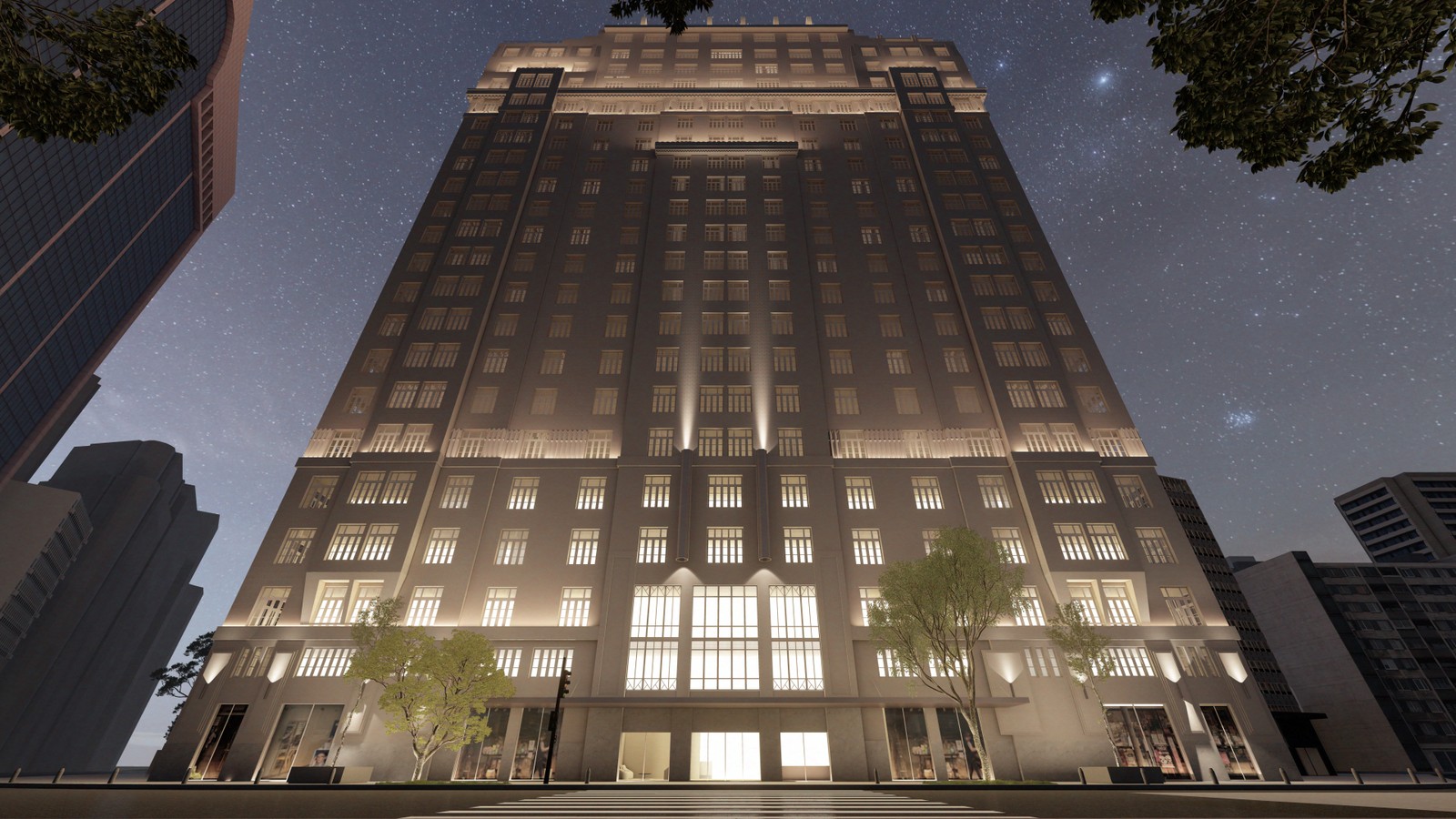 Edifício A Noite terá 447 apartamentos, lojas, restaurante, bar e um mirante aberto ao público