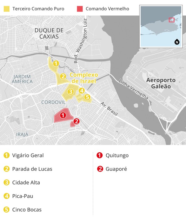 Saiba a diferença entre Complexo de Israel, dominado pelo Peixão, e a ...