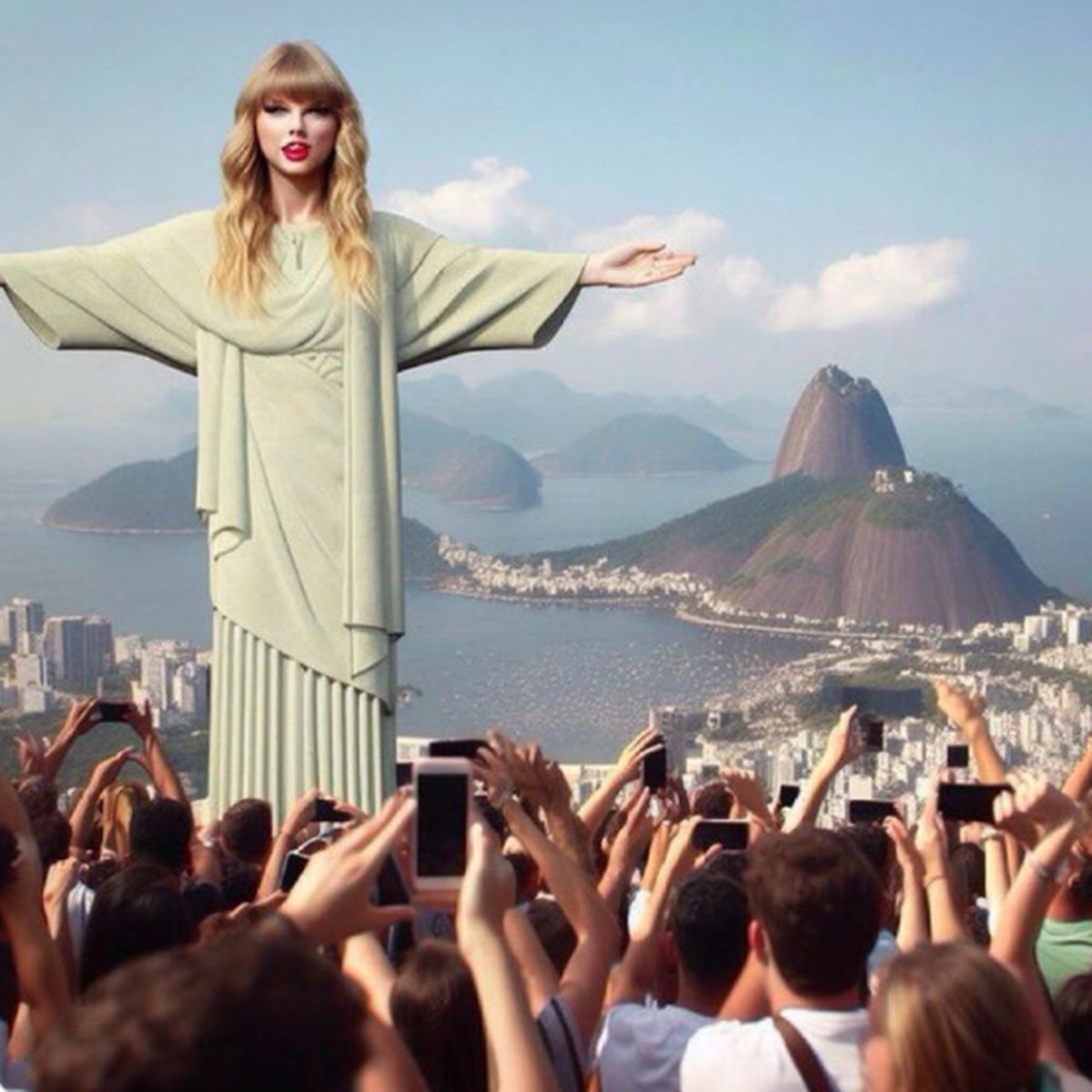 'Taylor Swift Redentor': após pedidos por projeção no Cristo, fãs lotam ...