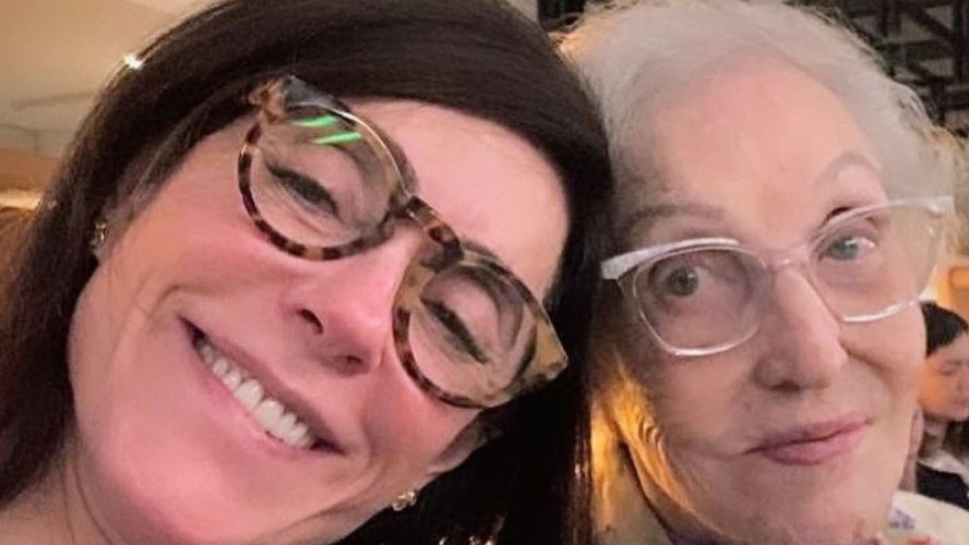 Christiane Torloni emociona web ao celebrar os 97 anos da mãe, Monah Delacy