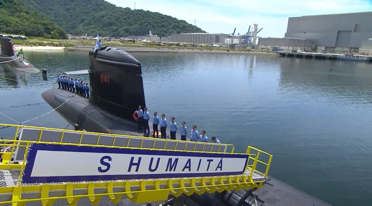 Submarino Humaitá: veja as primeiras imagens da embarcação no mar; vídeo