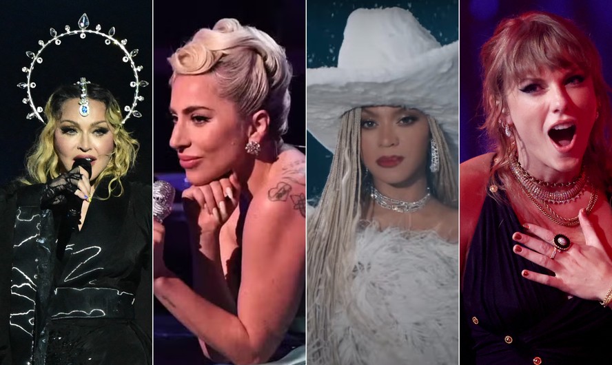 Lady Gaga, Madonna, Taylor Swift ou Beyoncé: quem têm mais seguidores?