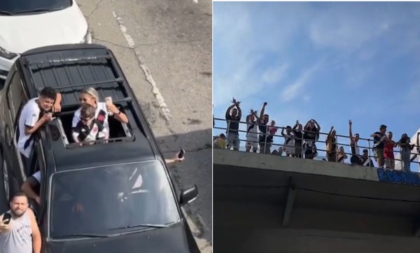 Menino Gui é tietado pela torcida do Vasco em sua primeira vez no ...