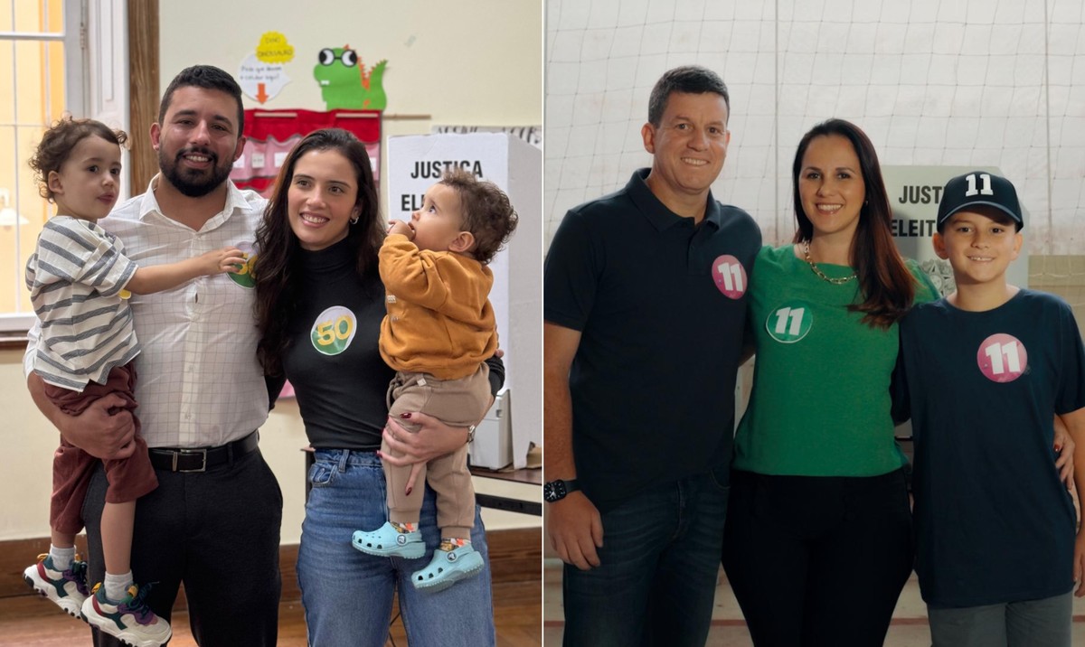 Candidatos à prefeitura, Hingo Hammes e Yuri Moura votam em Petrópolis