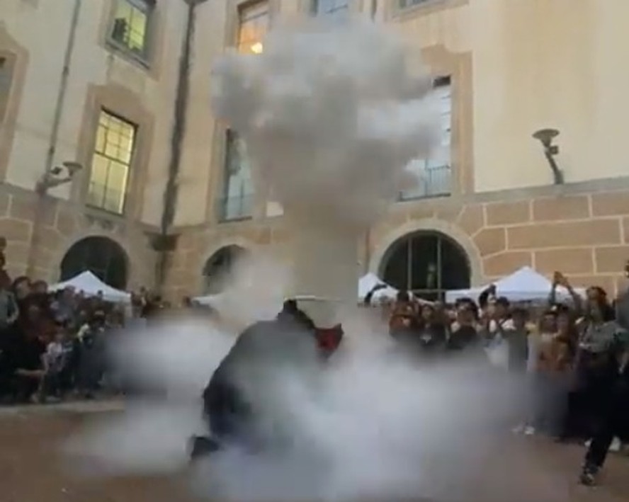 Cilindro de nitrogênio explode durante experimento químico e deixa 18 ...