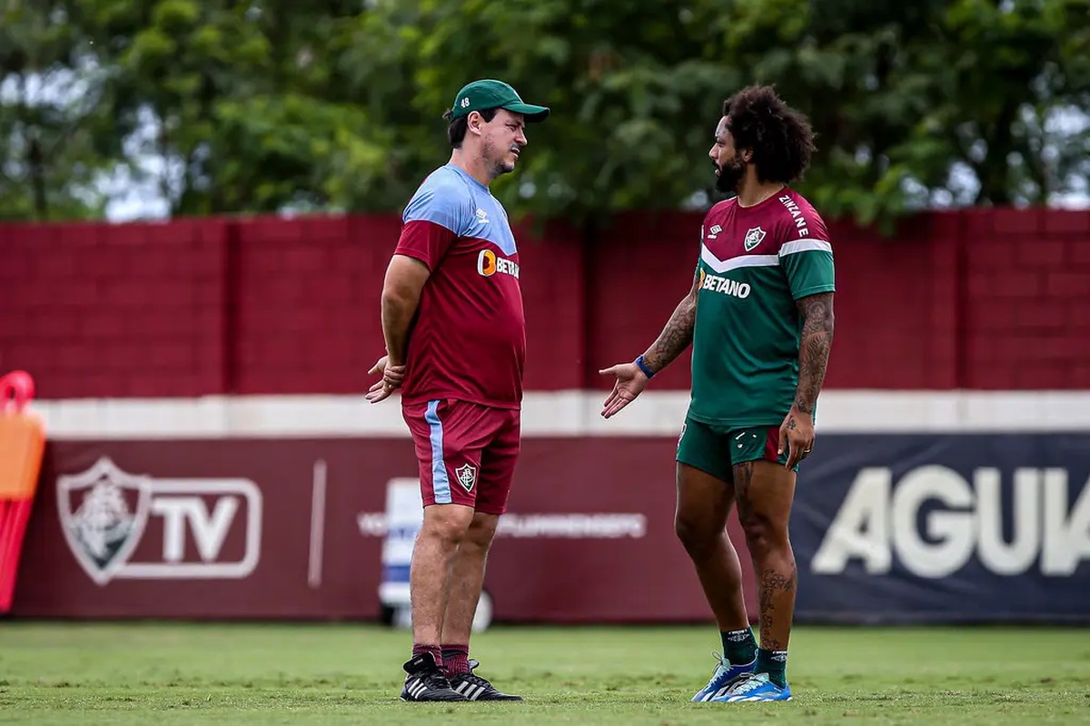 Marcelo se despede de Fernando Diniz, demitido do Fluminense: 'Me fez ...