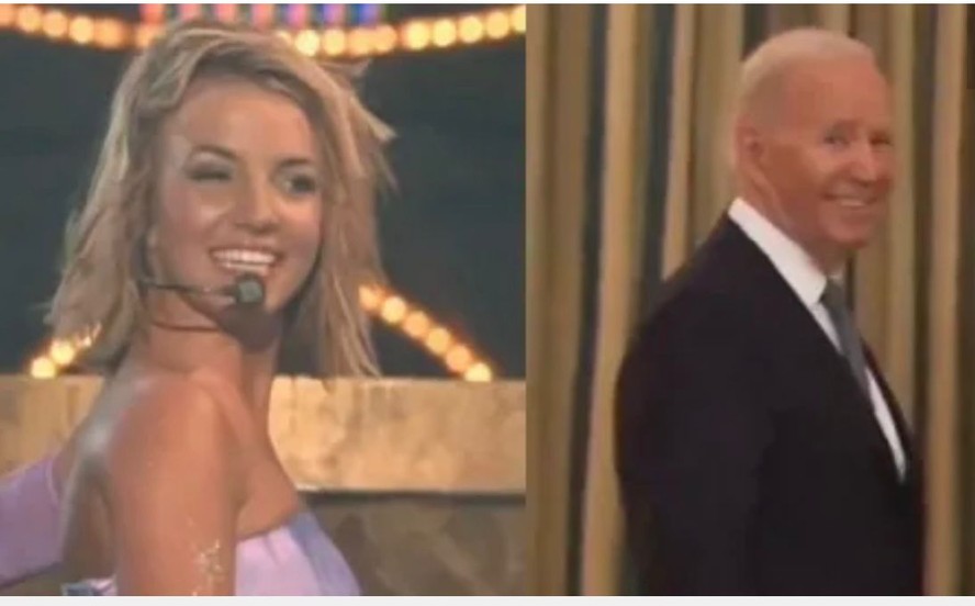 Joe Biden recria meme icônico de Britney Spears