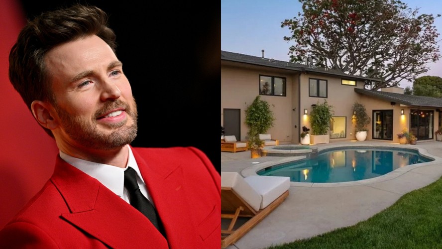Chris Evans vende mansão em Los Angeles com 4 suítes, piscina, academia ...