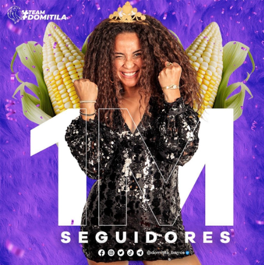 Domitila ganha mais de 200 mil seguidores no Instagram após ser alvo de ...