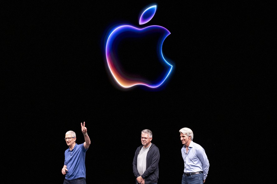 Ações da Apple sobem até 6%, após anúncio de recursos de IA para iPhone