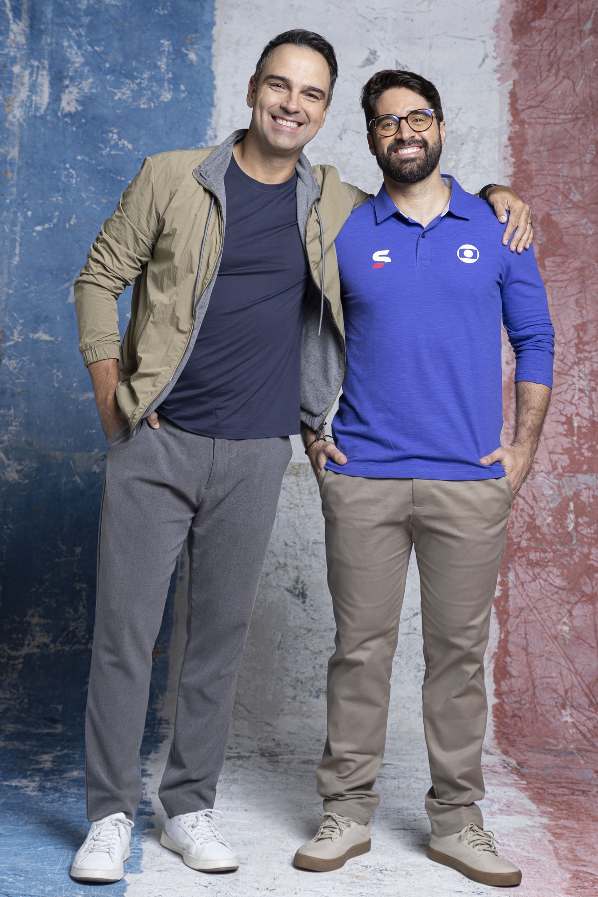 Tadeu Schmidt e sobrinho Bruno Schmidt vão participar da cobertura das Olimpíadas de Paris na Globo