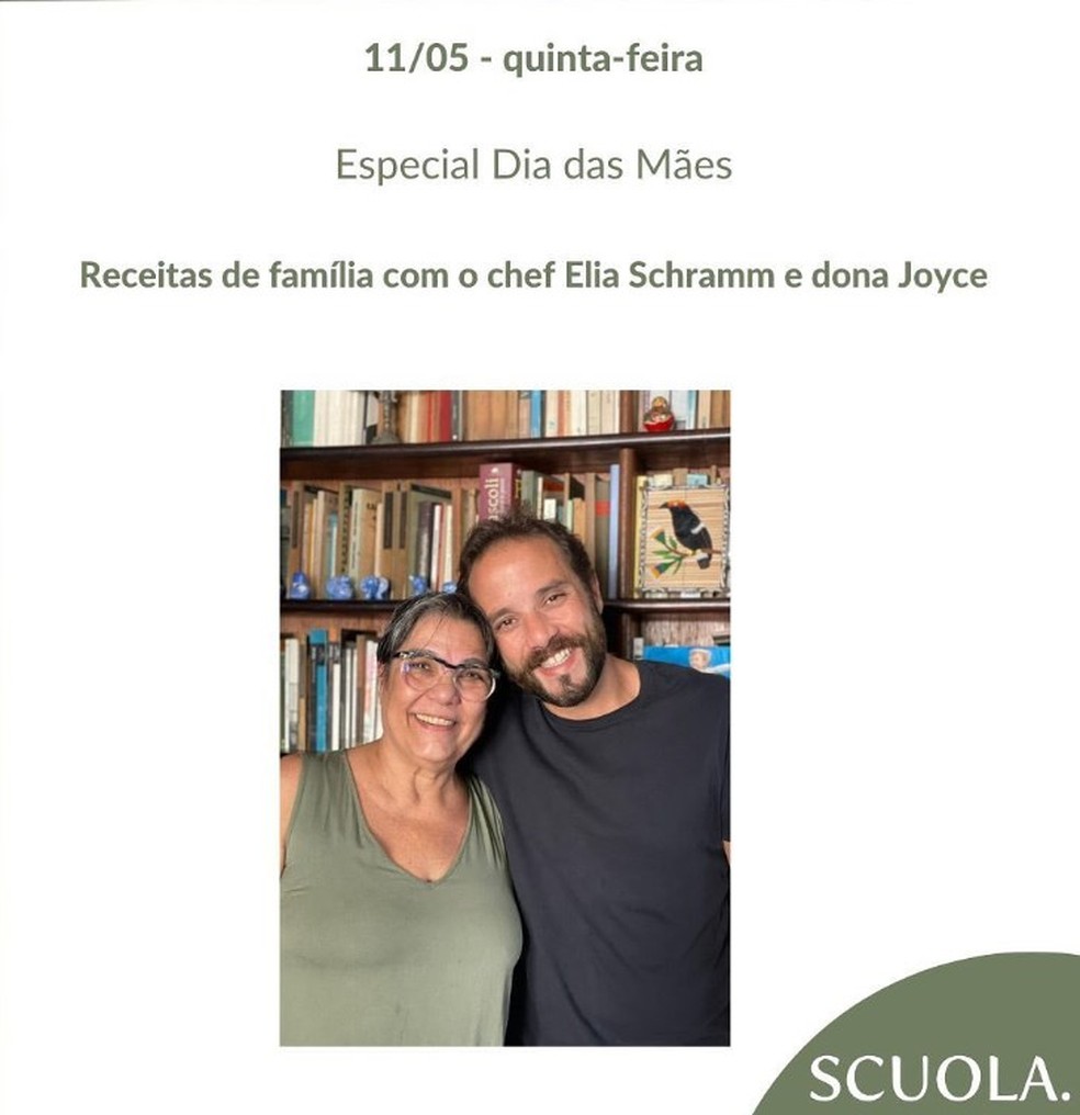 Scuola recebe Dona Joyce, mãe de Elia Schramm