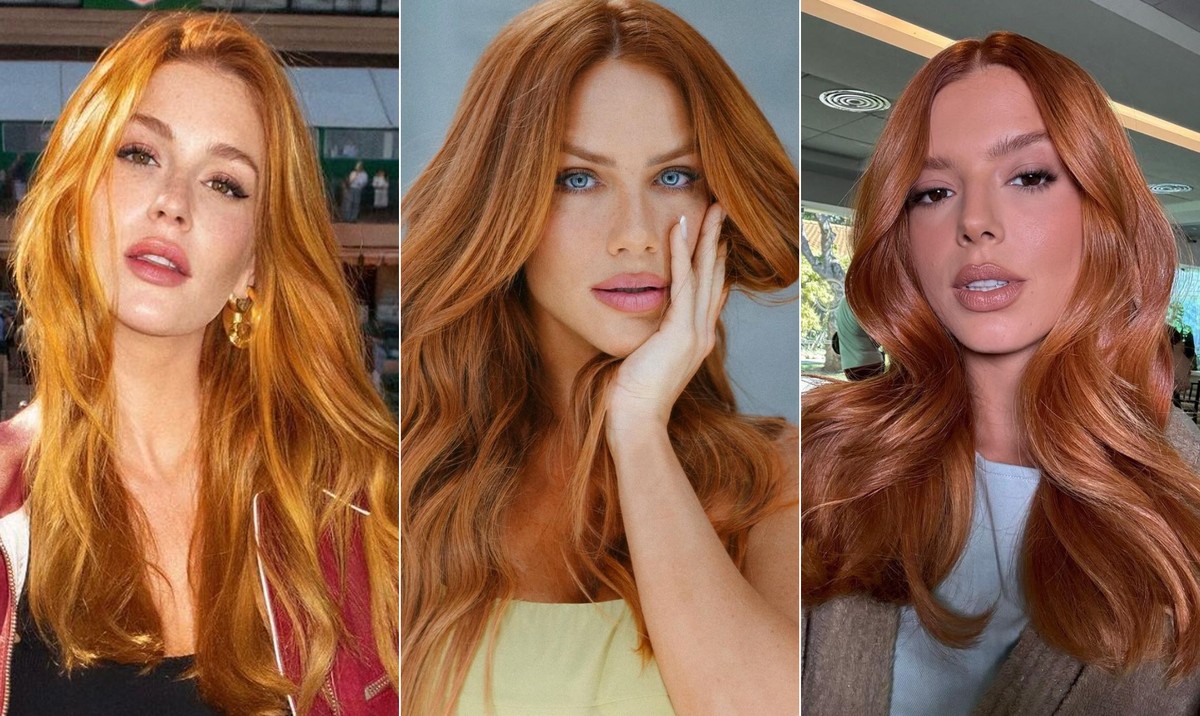Cabelo ruivo no inverno: 15 Dicas para cuidar e manter a cor que conquistou Gio Ewbank e Gio ...